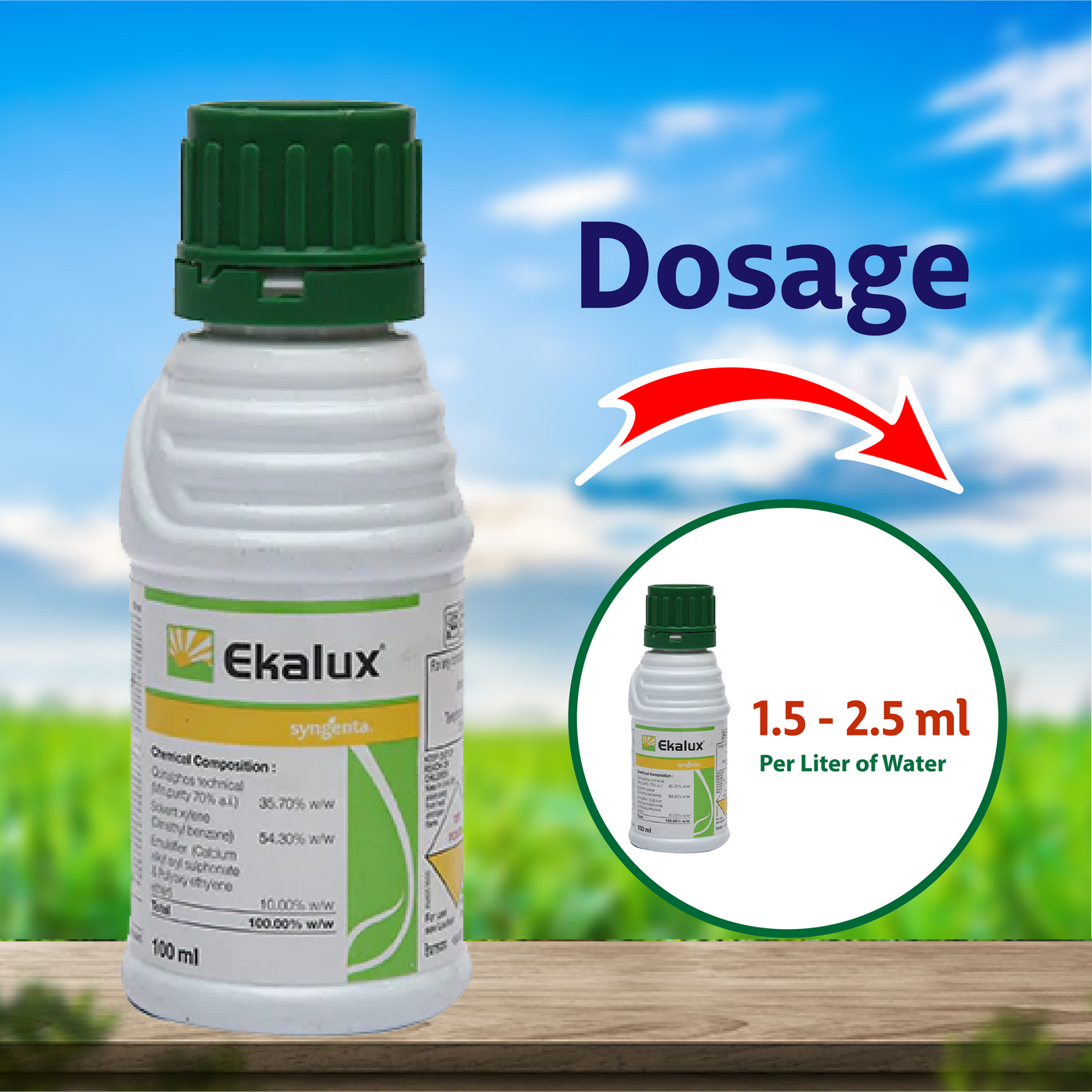 Syngenta Ekalux (Quinalphos 25% EC) Insecticide – Agriplex