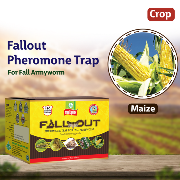 Multiplex Fallout Pheromone Trap for Fall Armyworm (Pack of 6) – Agriplex