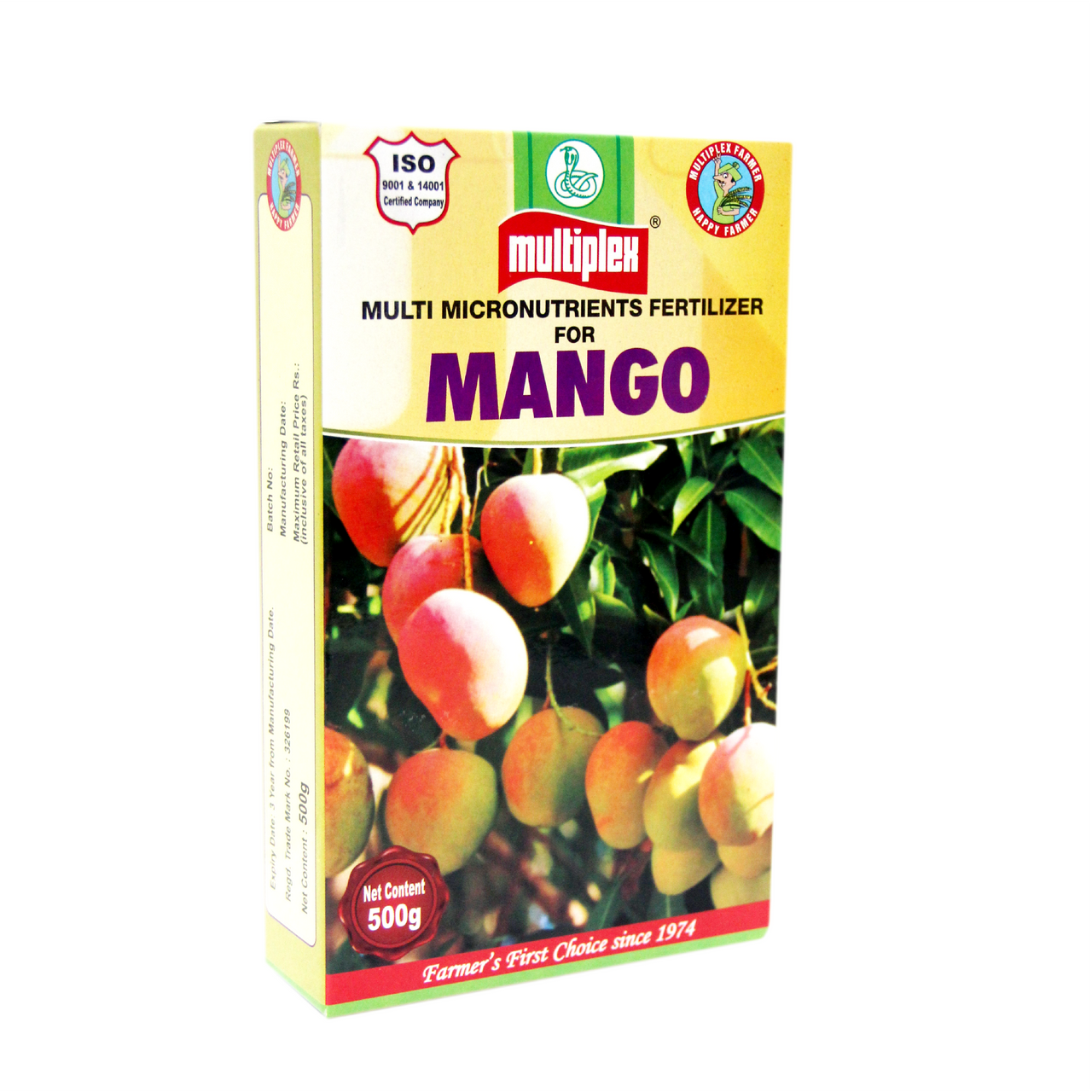 Multiplex Mango (Multi Micronutrient Fertilizer) - 500 GM x 2 PACKS ...