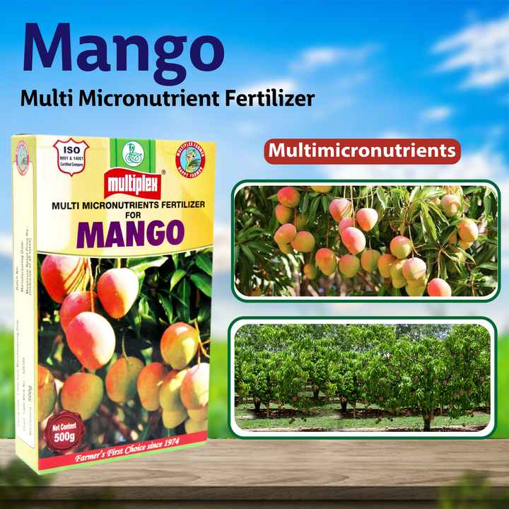 Multiplex Mango (Multi Micronutrient Fertilizer) - 500 GM x 2 PACKS ...