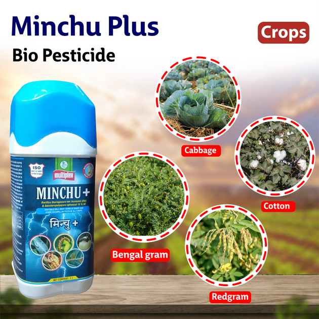 Multiplex Minchu Plus BT Insecticide Bio Pesticide – Agriplex